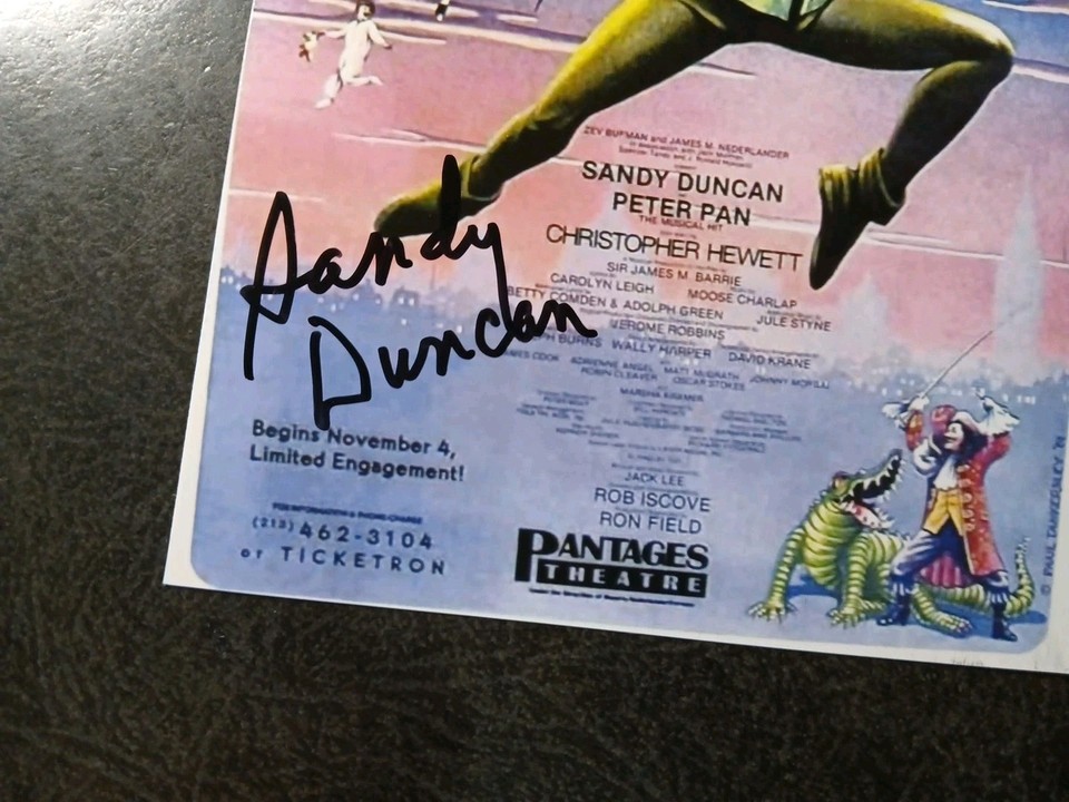 SANDY DUNCAN Hand Signed Autograph 4X6 Photo - FAMOUS ACTRESS - PETER ...
