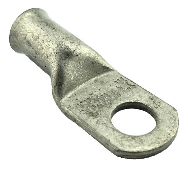 4 AWG Gauge Cable Lugs Ring Terminals Battery Wire Connectors Pure ...