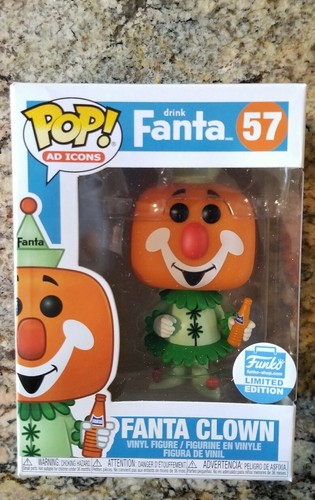 Pop! Ad Icons: Fanta Clown 57 Funko Shop Exclusive Mint | eBay