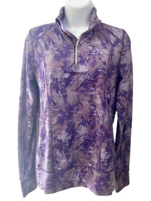 CRIVIT 1/4 Zip Women's Size M Activewear Jacket Collared Polyester ...