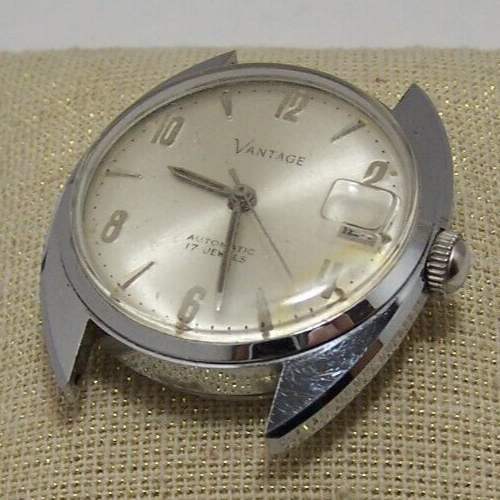 Vintage Men's Vantage Automatic Watch for Parts/Repair, Not Running ...
