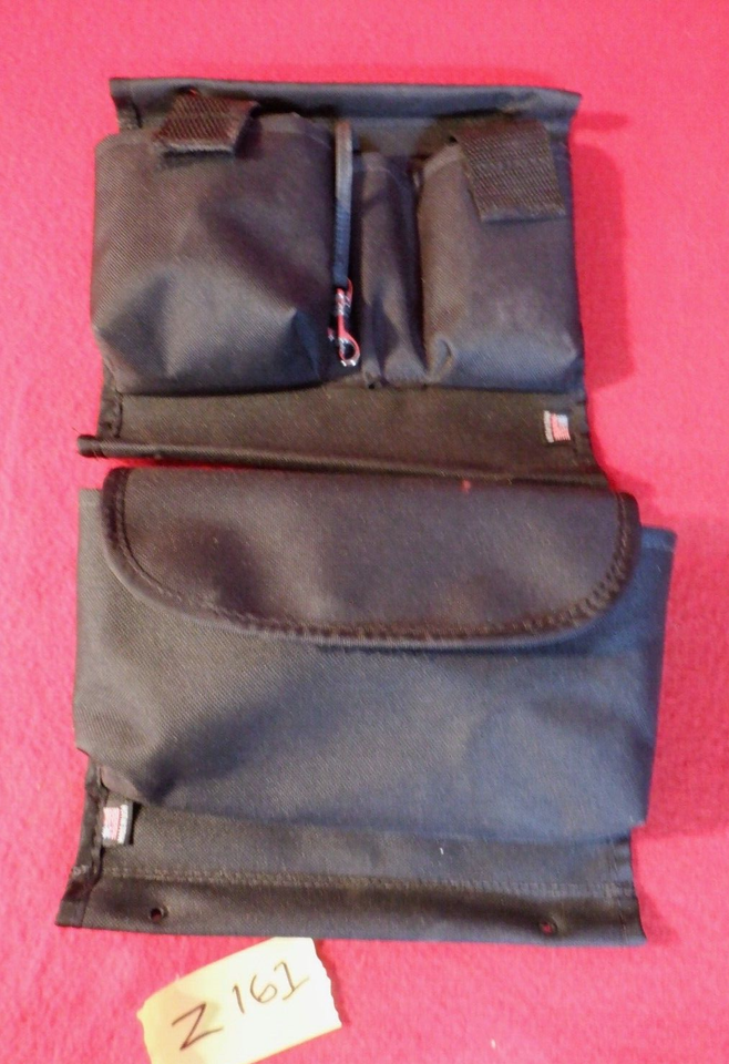 SADDLEBAG LID TETHER STORAGE POUCHES for Harley Touring Models Right ...