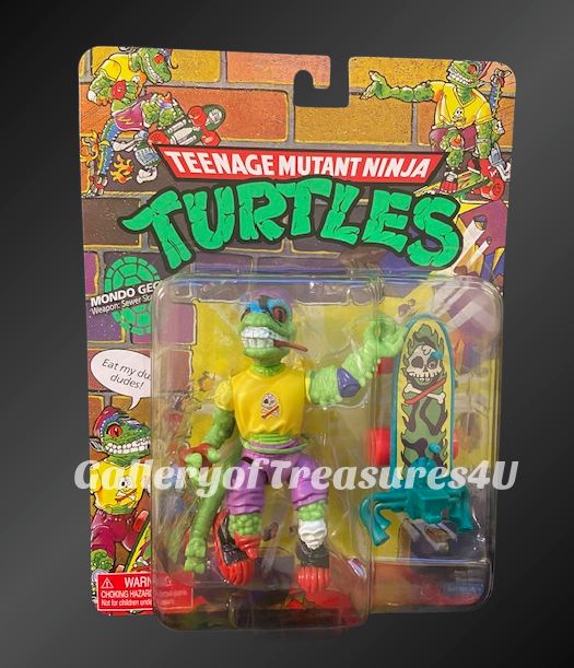Retro Teenage Mutant Ninja Turtles Classic Scale Tails Chrome Dome ...