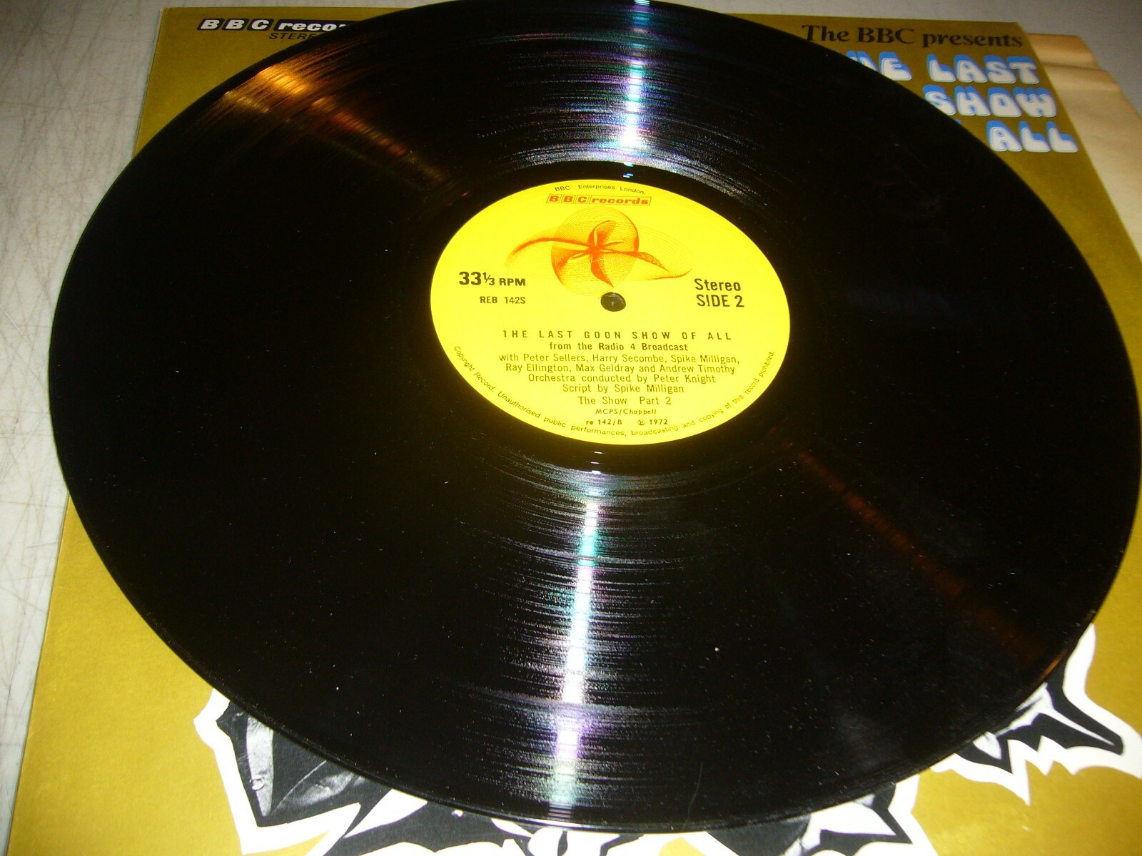 BBC PRESENTS THE LAST GOON SHOW OF ALL LP NM BBC REB-142S 1972 | eBay