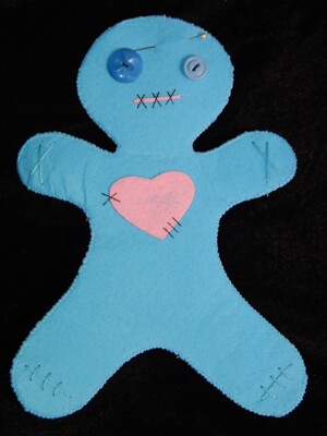 Handmade Felt VOODOO DOLL ~ Stuff Your Own Voodoo Poppet ~ Witchcraft ...