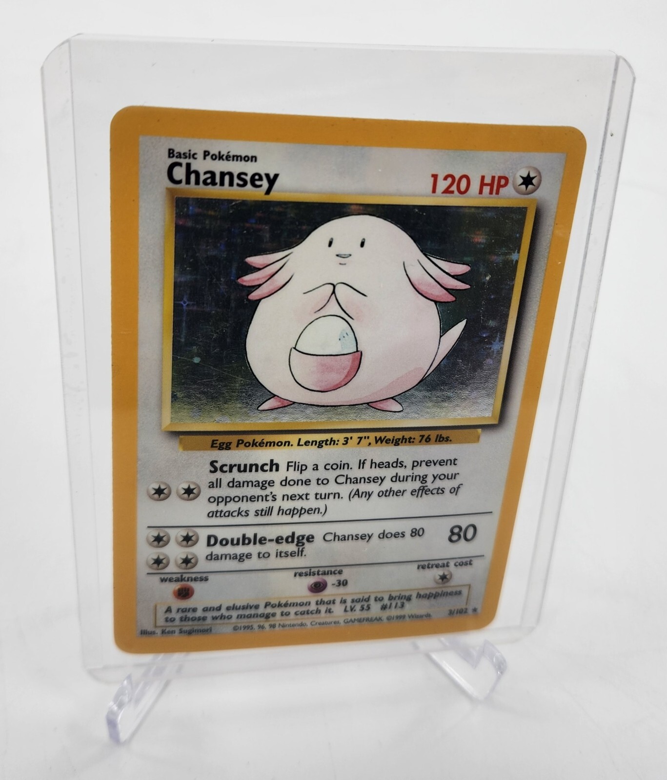 Chansey Holo 3/102 Pokemon Card | eBay