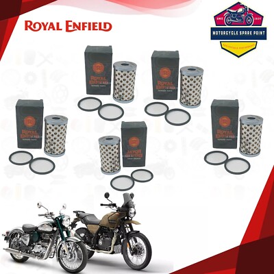 Genuine Royal Enfield for Classic 500 CC Oil Filter with O ring 888414 ...