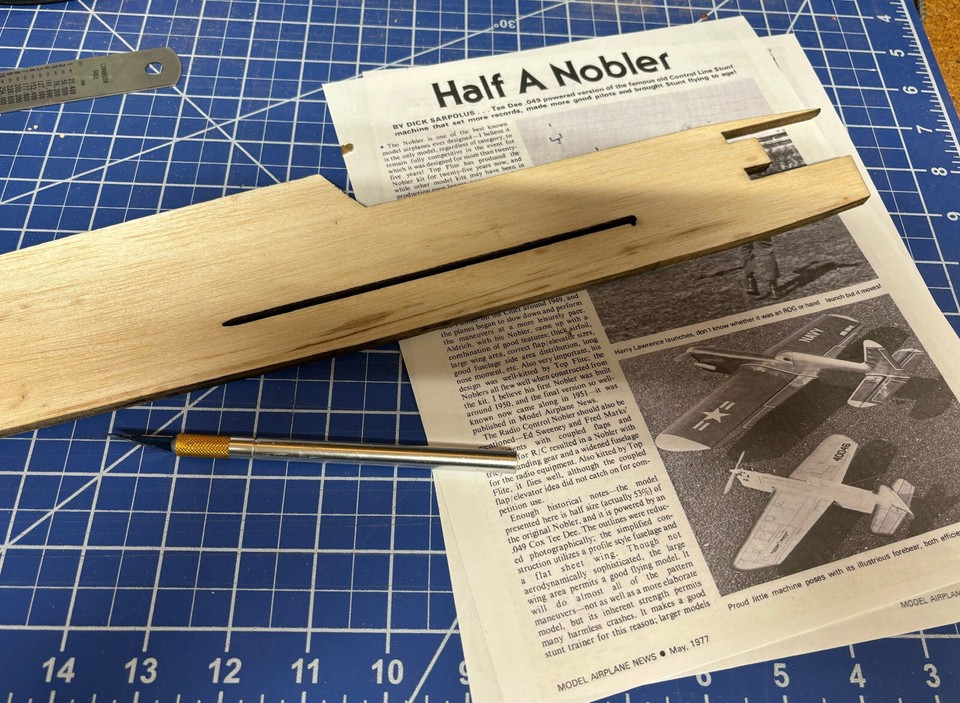 Brand New Sarpolus Nobler 1/2A Control Line SHORT KIT by ...