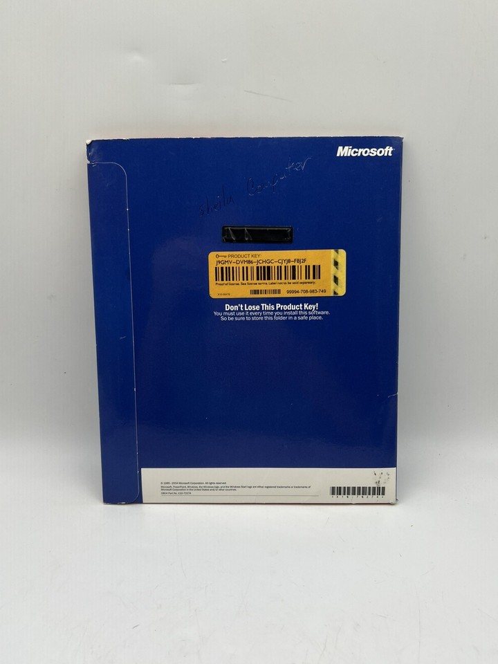 Microsoft WINDOWS XP Professional 2002 Edition Upgrade Version with ...