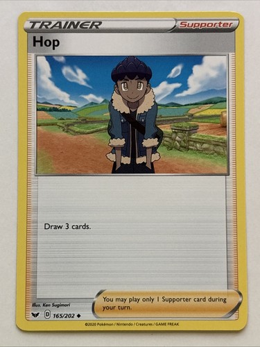 Pokémon TCG Sword & Shield Base Set Hop 165/202 NM | eBay