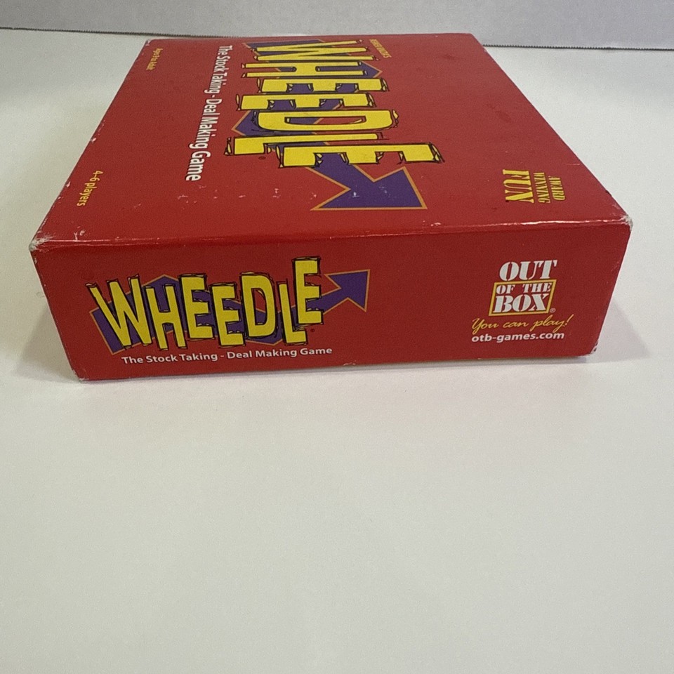 Wheedle The Stock Taking Deal Making Card Game-Knizia- 2003 -RULES NOT ...