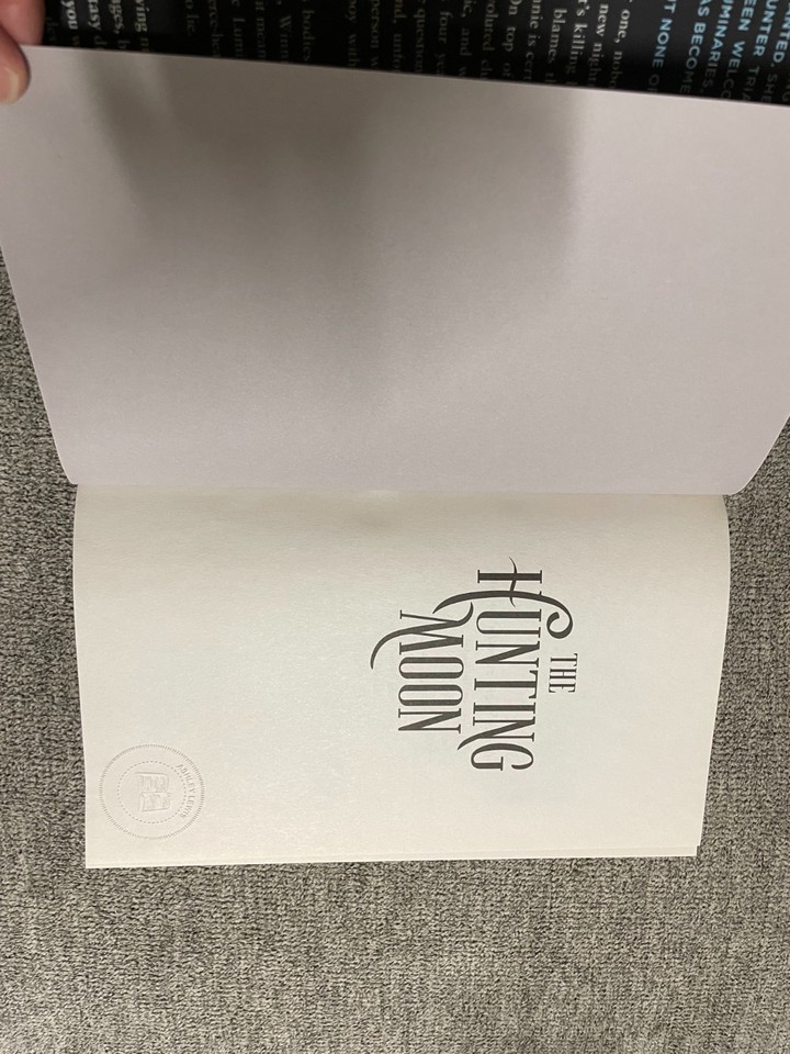 The Hunting Moon by Susan Dennard Signed Hardcover Hardback Book | eBay