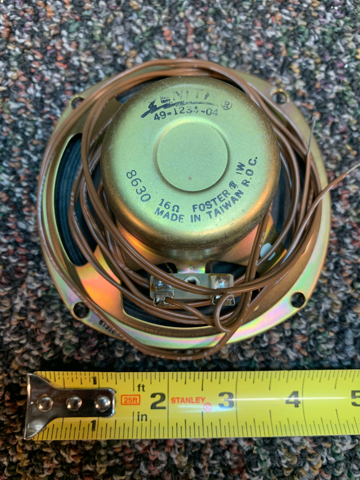 Zenith 16 Ohm 49-1234-04 5" Round Radio Speaker | eBay