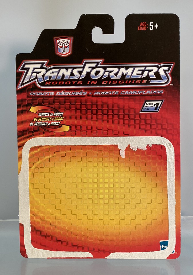 Vintage Transformers RID Optimus Prime Ultra Magnus Card Back Package ...