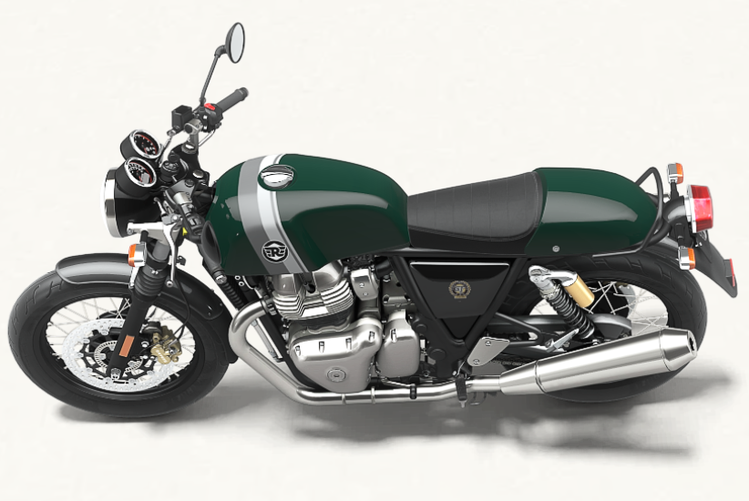 Fits Royal Enfield "DUAL SEAT COWL, BRITISH RACING GREEN" For ...