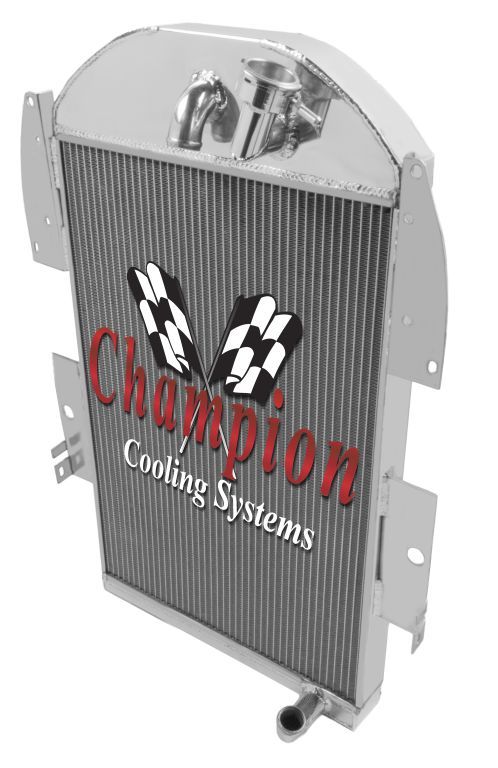 3 Row Perf Champion Radiator for 1934 35 1936 Chevrolet Pickup Factory ...