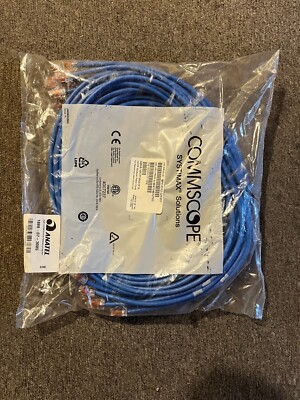 Lot 10 New Commscope Cat 6 Patch Cable 7 foot blue GS8E | eBay