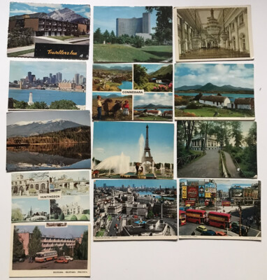 Vintage Postcards x 16 Various Countries - Includes UK, South Africa ...