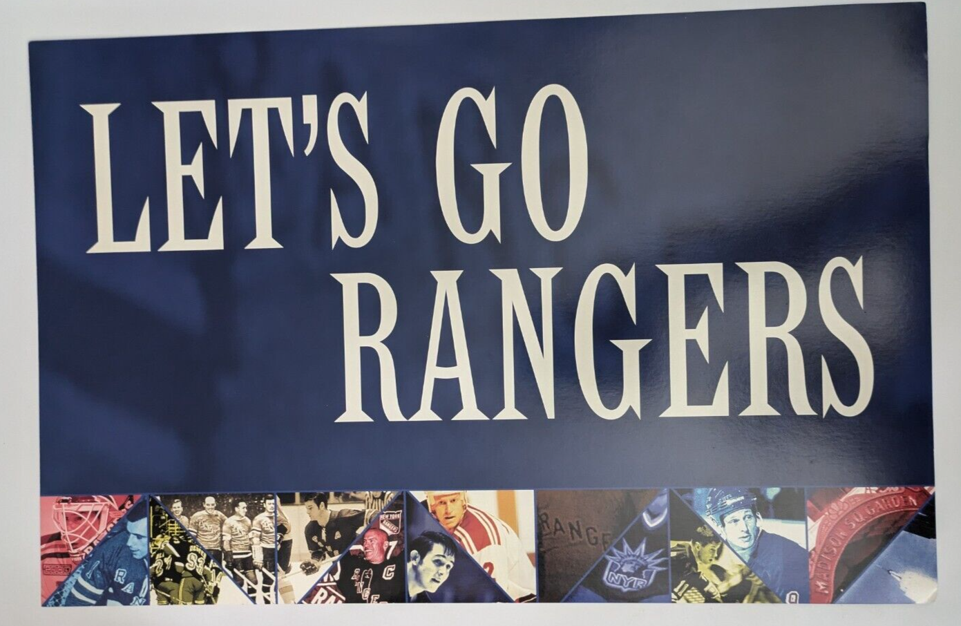 "Let's Go Rangers" Mark Messier Welcome Home Captain 11x17 Poster | eBay