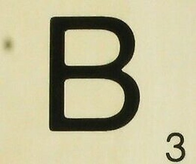 Grande Lettera IN Legno Tipo Scrabble 10 CM Lettera B | eBay