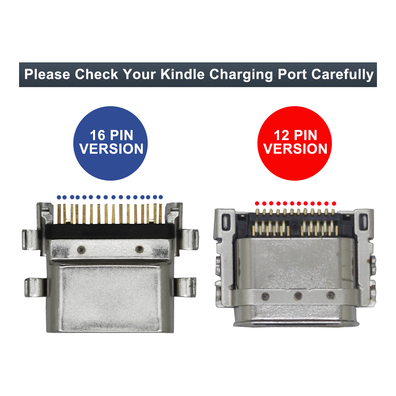 Type-C USB Charging Port Dock For Amazon Kindle Fire HD 10 9th Gen 2019 ...