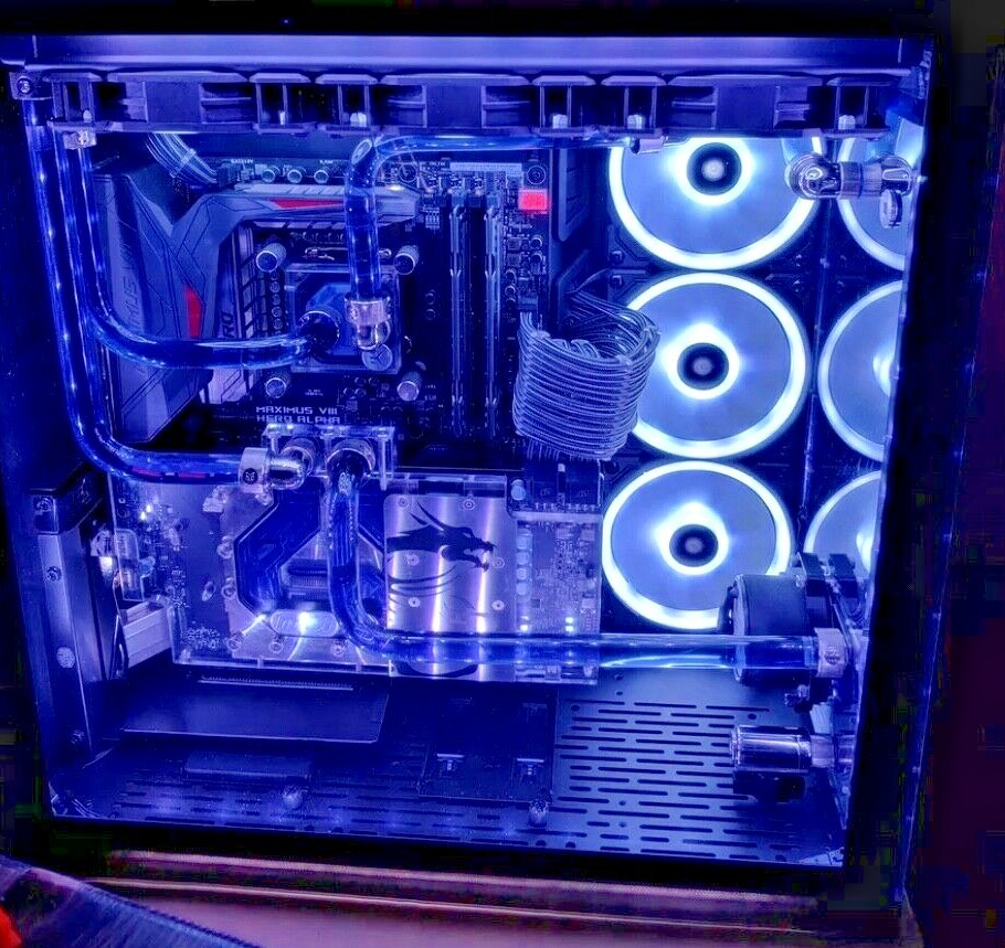 Dynamic UNO - Front Panel Acrylic Water Cooling Reservoir for D5 pump ...