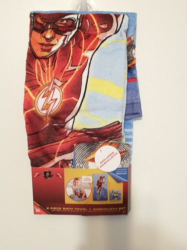 The Flash Two-piece Towel Set 100% Cotton 50" X 25" Towel Washcloth 12 ...