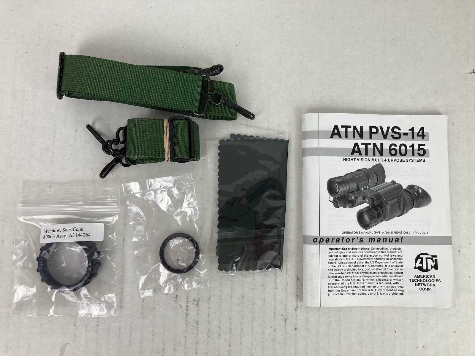 ATN Gen 3 PVS14 EXELIS F9815 XLS Green Night vision monocular AGM ELBIT ...