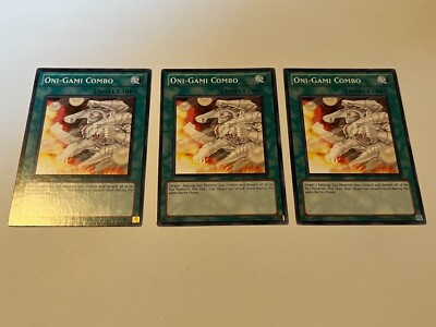 3X Oni-Gami Combo - GENF-EN060 - Yugioh Yu Gi Oh! 3 Playset Mixed | eBay
