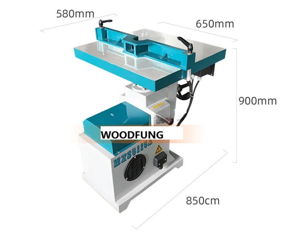 MX5115 Cabinet Door Small Vertical Router Milling Wood Spindle Moulder ...