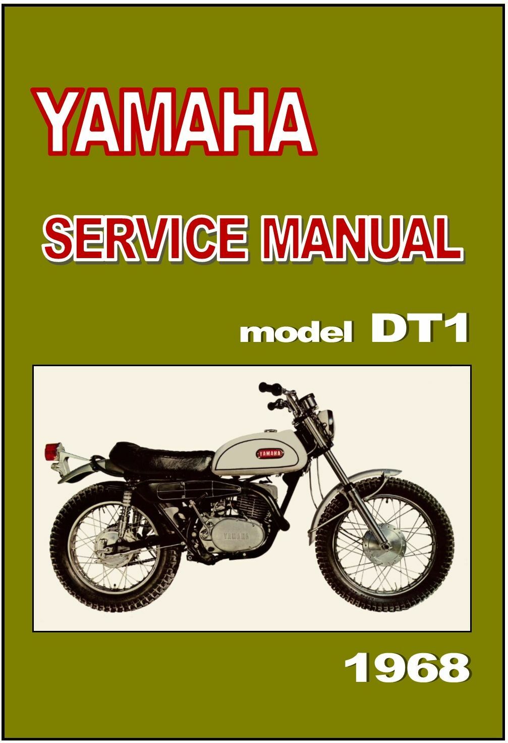 YAMAHA Workshop Manual DT1 DT1A 1968 Maintenance Service & Repair | eBay