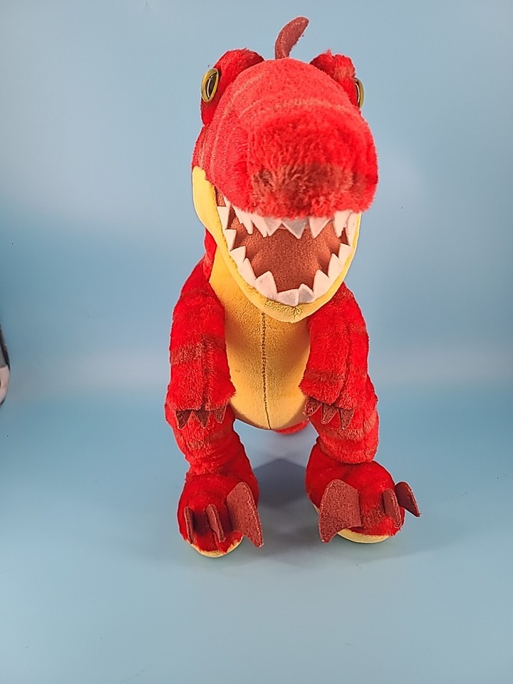Build A Bear Red Dinosaur T Rex Velociraptor Raptor 16 Inch Plush ...