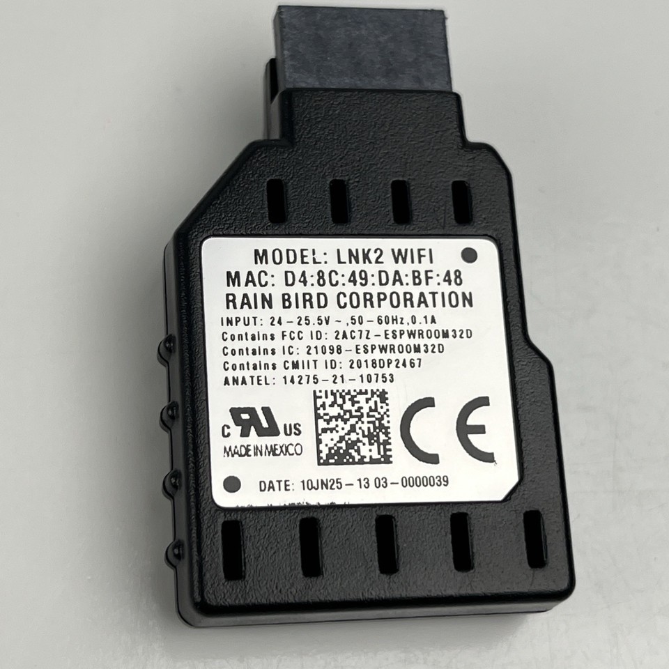 Rain Bird LNK WiFi Module Wireless ESP-TM2 ESP-Me I-Phone Link LNK2WiFi ...