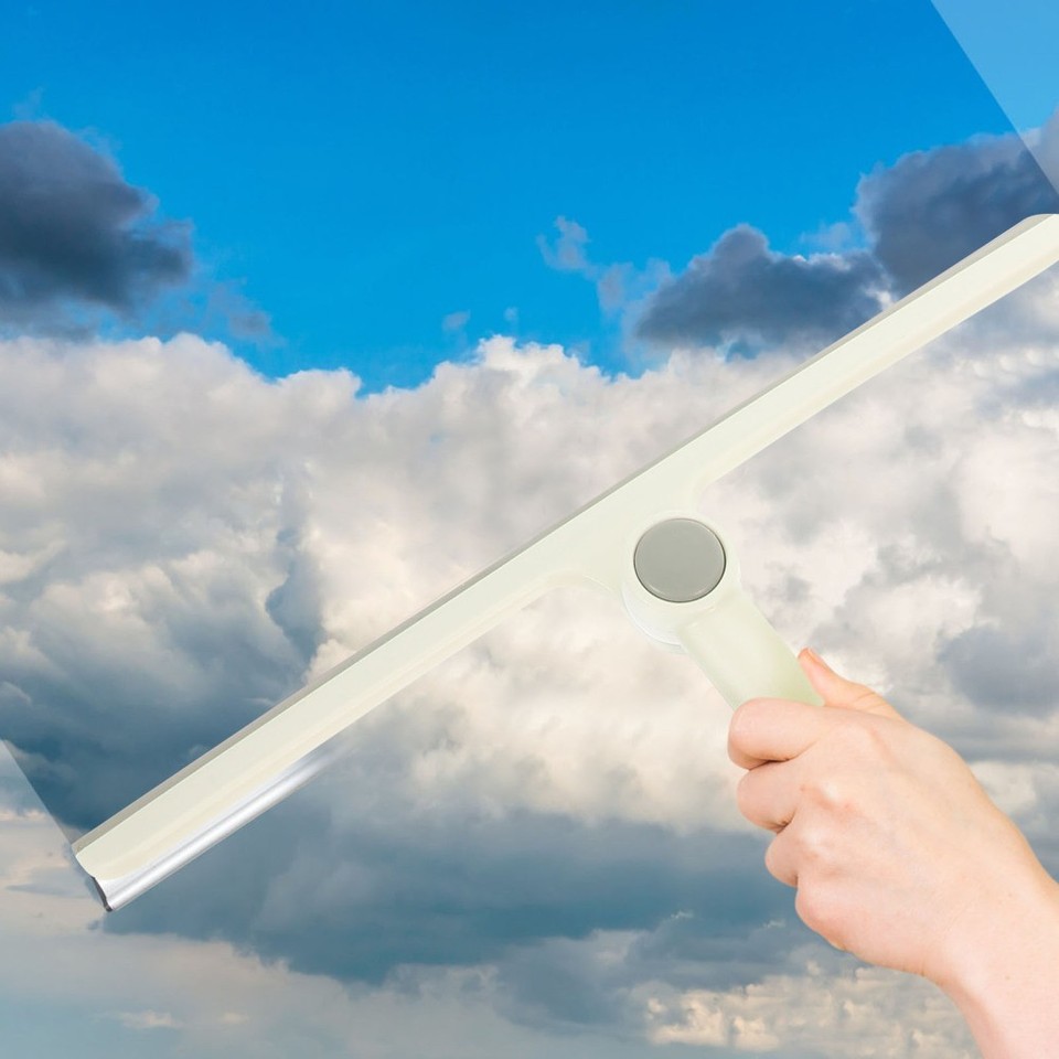 Rotating Glass Wiper Shower Window Cleaner Squeegee Cleaning Door | eBay