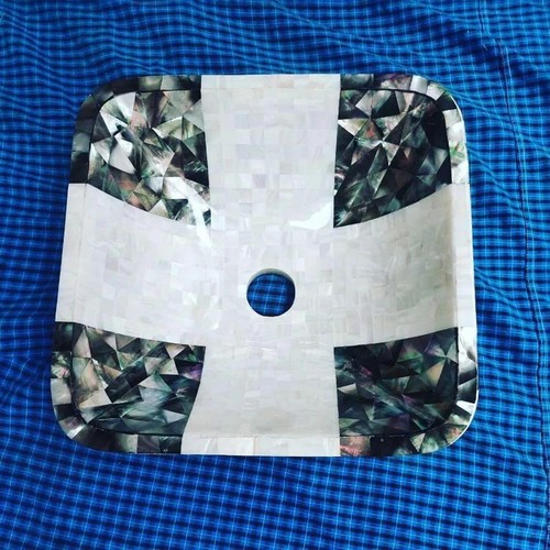 Stone Sink, Wash Basin, Natural Stone Sink, Natural Mop Mosaic inlay ...