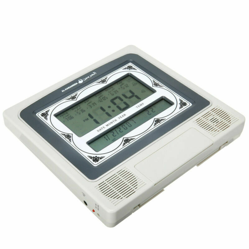 Digital Automatic Islamic Azan Muslim Prayer Alarm Wall Table Clock ...