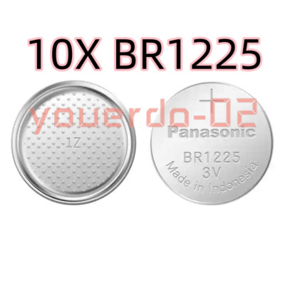 10 PC New Box Panasonic BR1225 3V Button Battery Fast Delivery | eBay ...