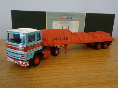 CORGI POLLOCK FORD TRANSCONTINENTAL SHEETED LOAD PLATFORM TRUCK MODEL ...