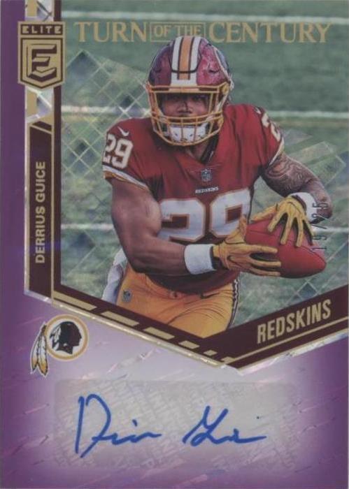 2018 Donruss Elite - Turn of the Century Autographs Derrius Guice #TC ...