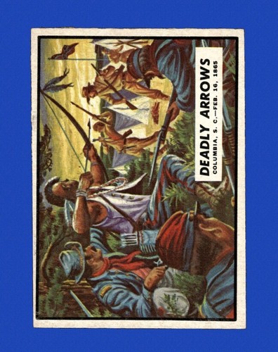 1962 Topps Civil War News Set-Break # 84 Deadly Arrows EX-EXMINT ...
