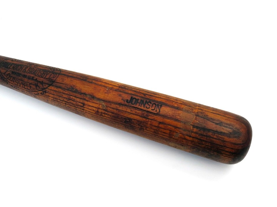 1922-31 Walter JOHNSON Game Used 125 Louisville Slugger VAULT BAT w ...