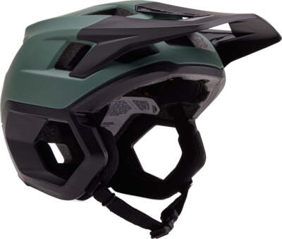 Fox DropFrame MTB Full Face Cycling Helmet Green Mountain Bike Ride ...