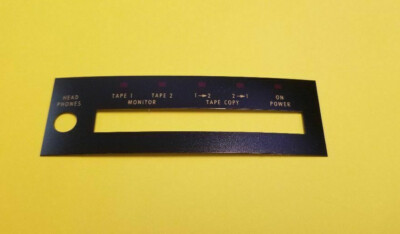 McIntosh C27 stereo preamplifier adhesive decal bezel | eBay