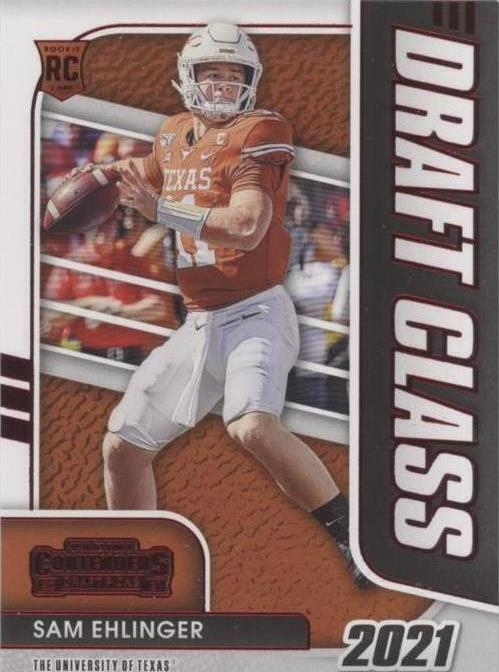 2021 Panini Contenders Draft Picks - Draft Class Sam Ehlinger #20 Red ...