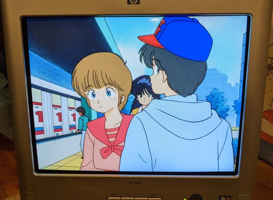 HP Hewlett Packard v7650 Compaq 17'' Inch CRT Monitor Black / Silver ...