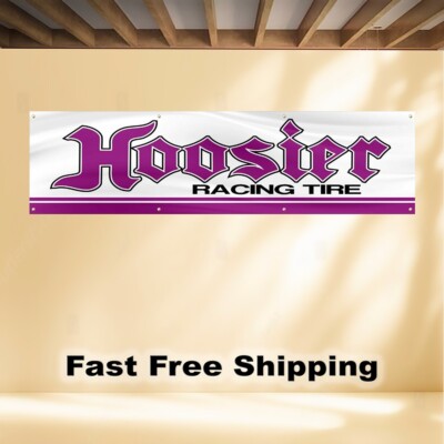 HOOSIER RACING TIRE 2'X8' BANNER FLAG DRAG RACING TIRES | eBay