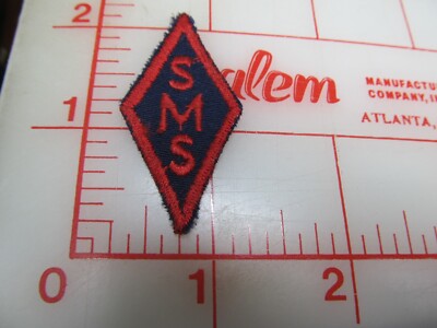 sMs red blue segment collectible patch (r6) | eBay