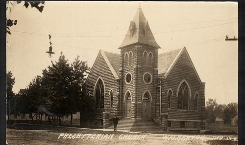 Postcard RPPC Walkerton IN Presbyterian Church Posted 1909 | eBay