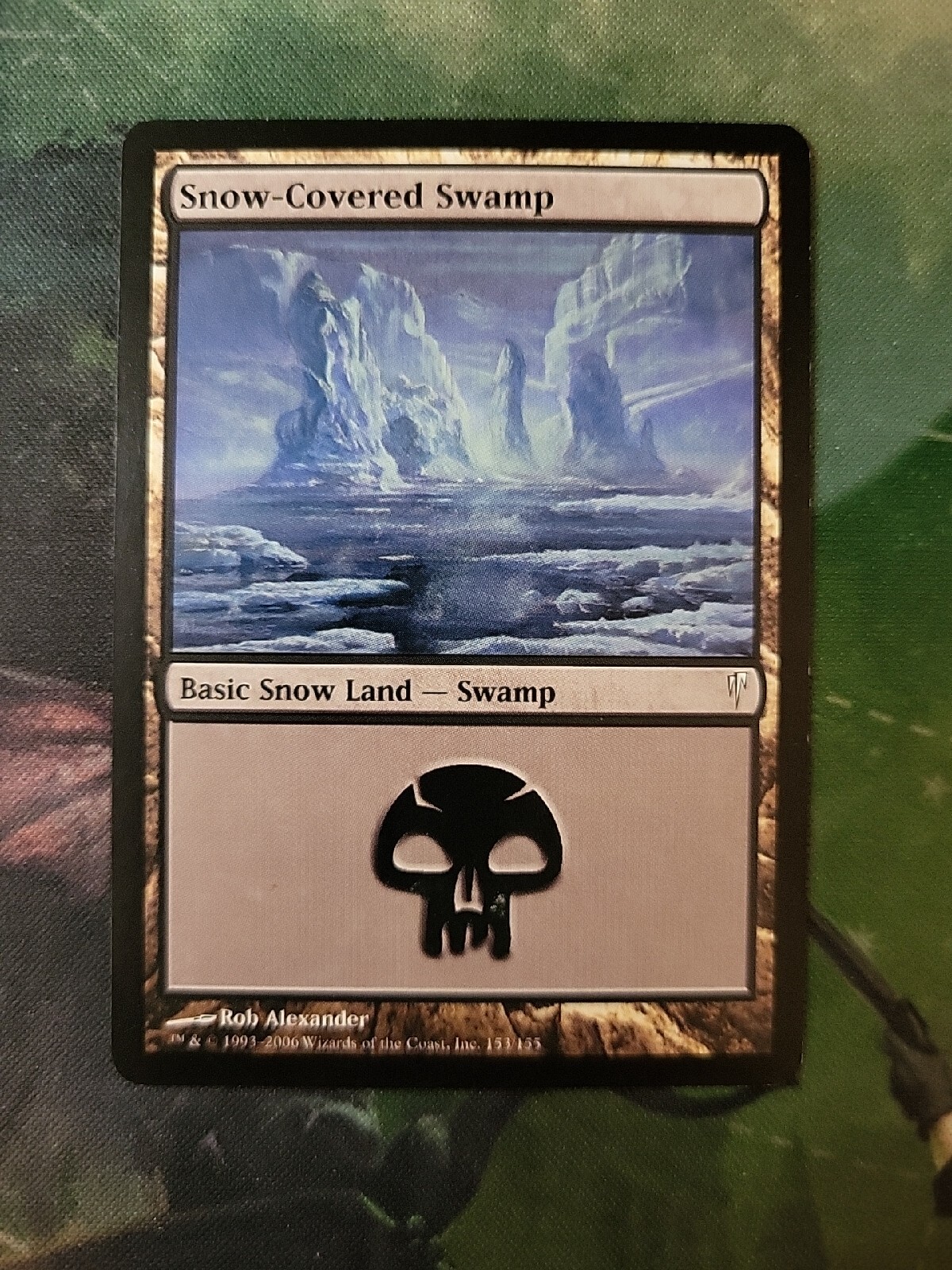 MTG Snow-Covered Swamp Coldsnap 153/155 Regular Land | eBay
