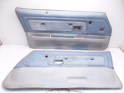 70-81 Camaro Firebird Trans Am Door Panels Blue Original GM 2 Piece | eBay